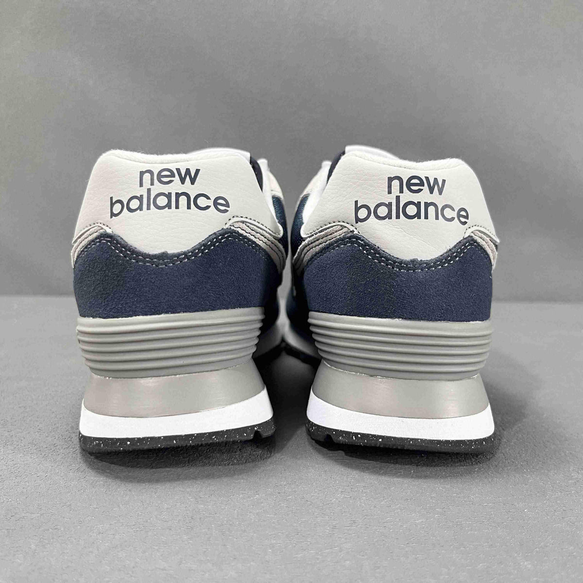 New Balance 574 Navy White – SleekGait